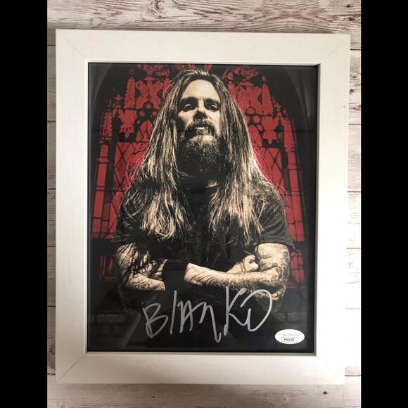 Other | Signed Photo Of Bassist Rob Blasko Nicholson Jsa Authenticated ...